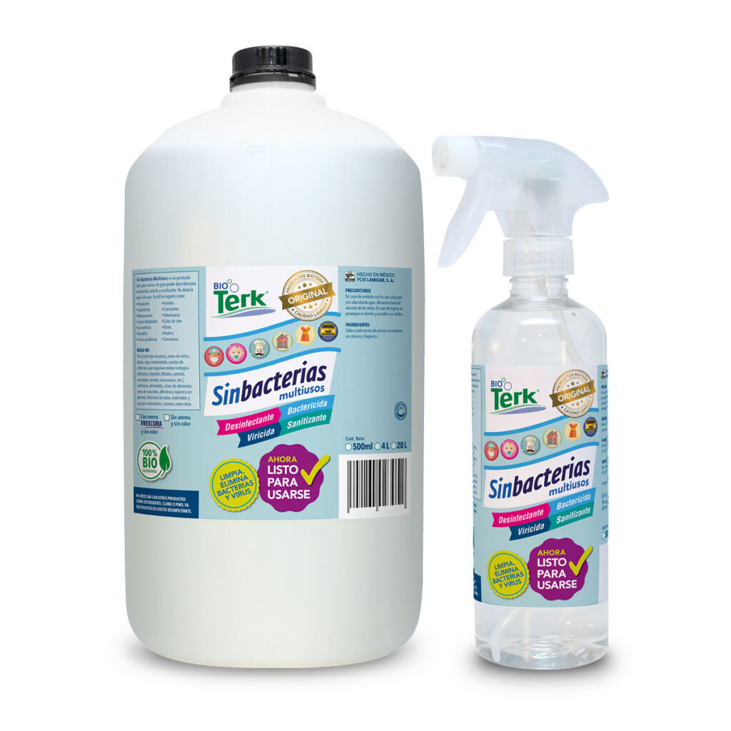 Sin Bacterias listo para usarse - BioTerk